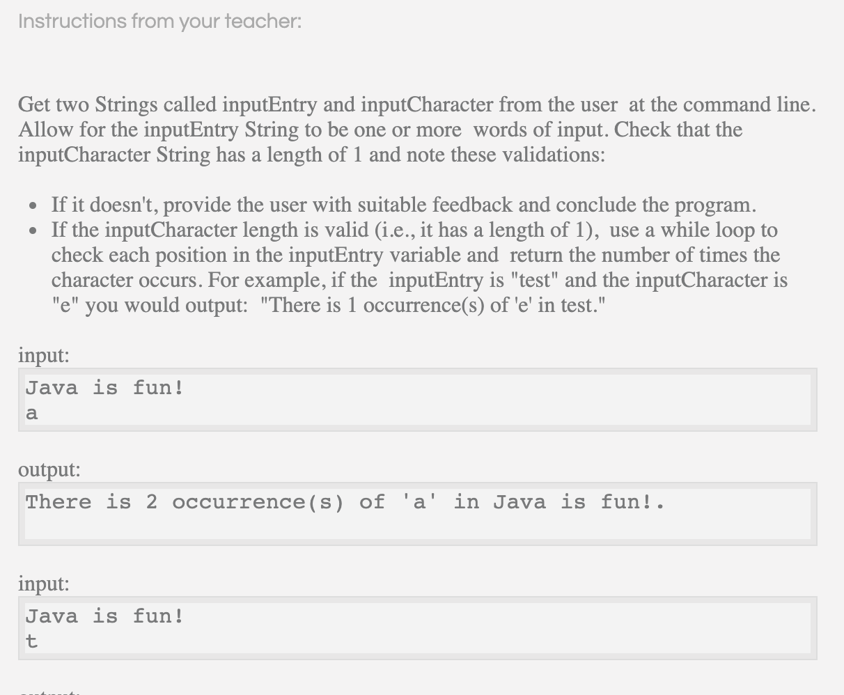 Solved JAVA: I RAN THIS CODE BUT KEEP GETTING AN | Chegg.com