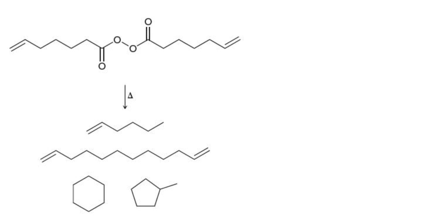 Solved When an acyl peroxide undergoes homolytic bond | Chegg.com
