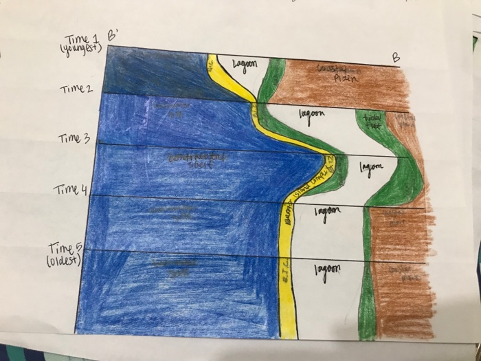 Solved GEOLOGYdescribe the history of coastal progradation | Chegg.com
