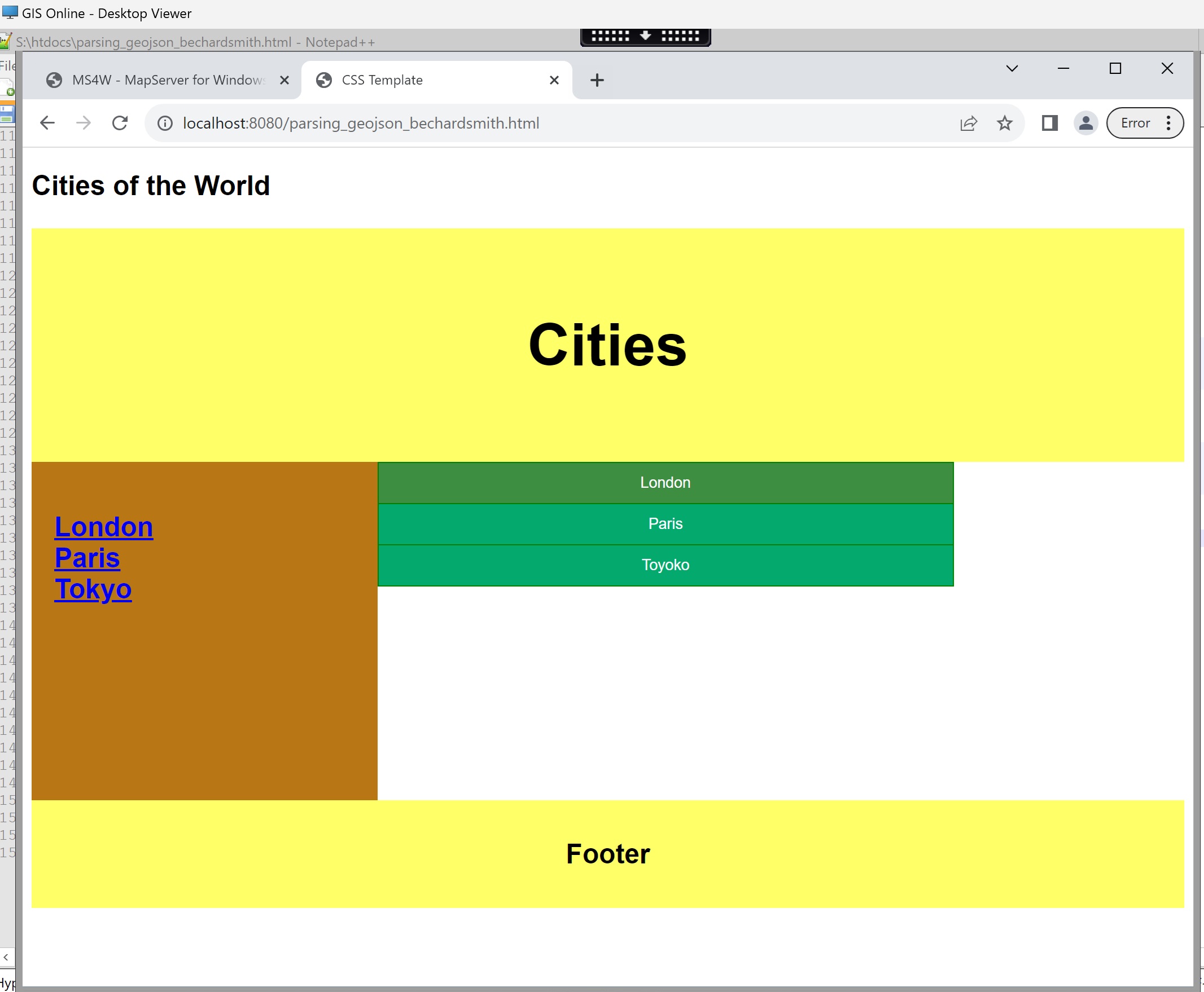 Solved I am trying to get it so that when you click on one | Chegg.com