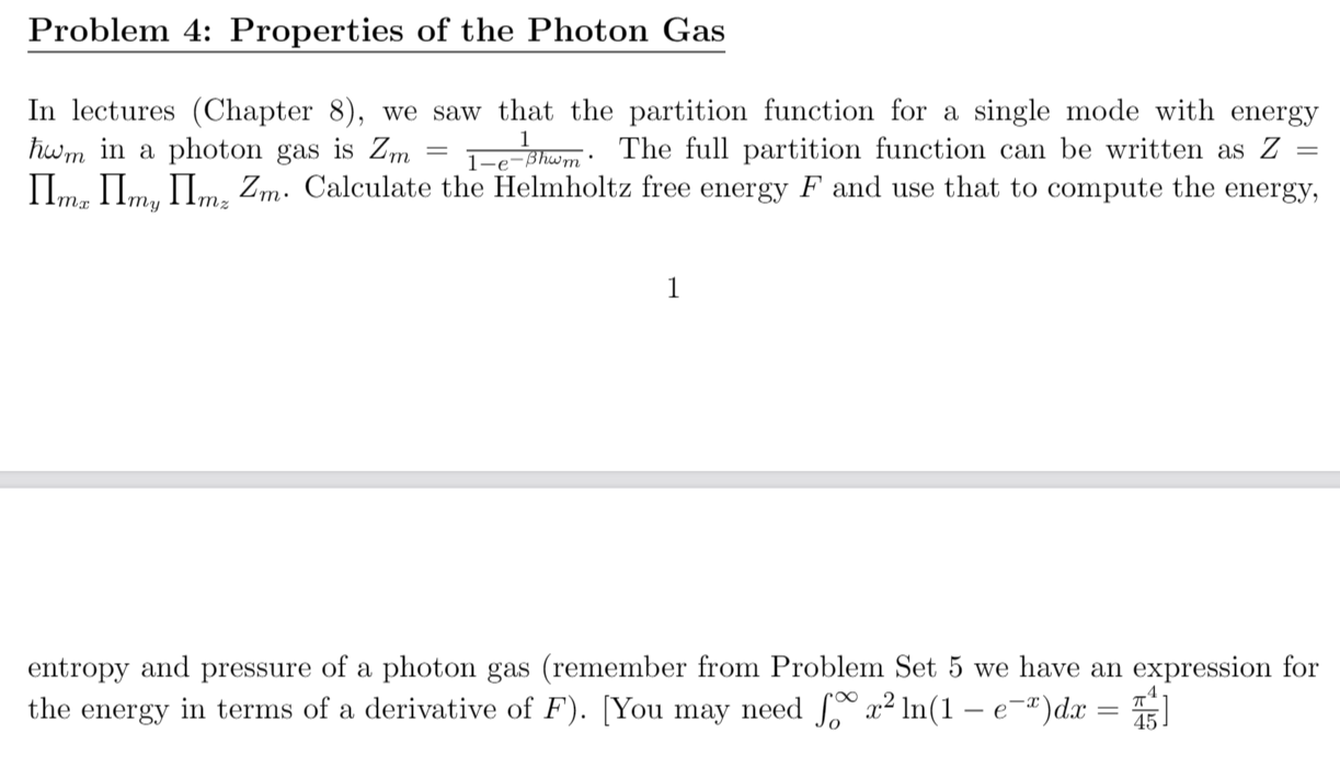 Solved In lectures (Chapter 8), we saw that the partition | Chegg.com
