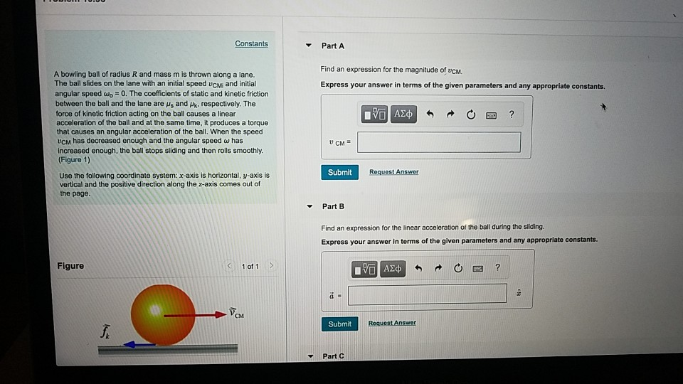 Solved Constants Part A Find an expression for the magnitude | Chegg.com