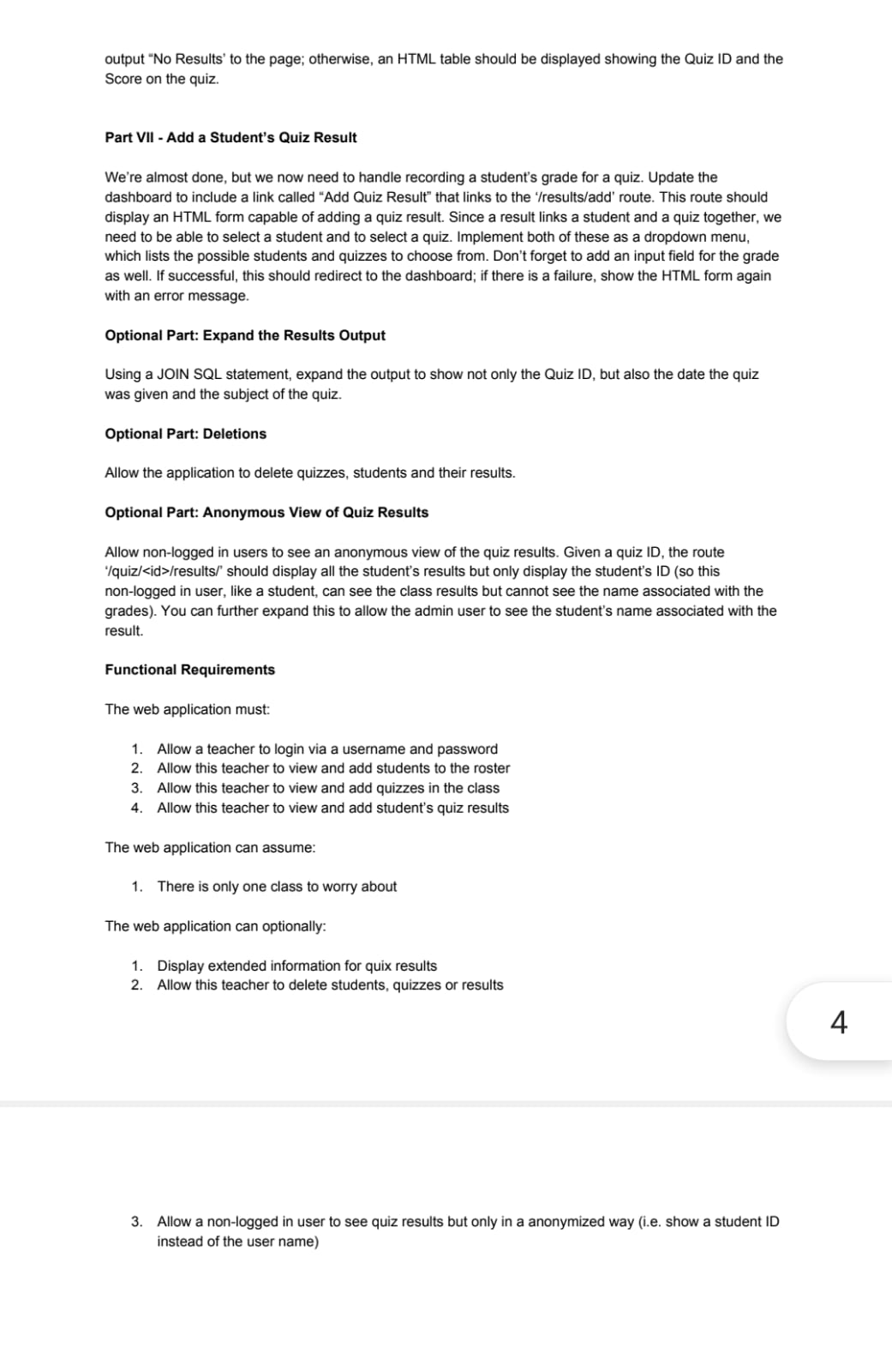 1 Week 13 Assignment - Web Development with Flask | Chegg.com