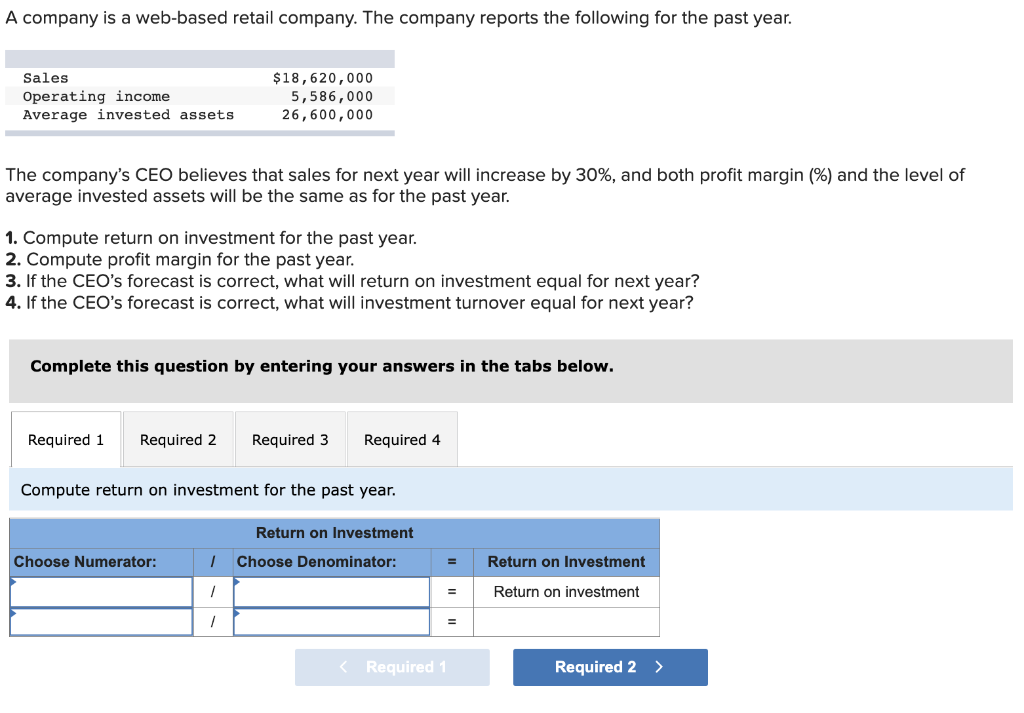 Solved A company is a web-based retail company. The company | Chegg.com