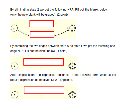 Solved 1. To transform the following NFA to a regular | Chegg.com