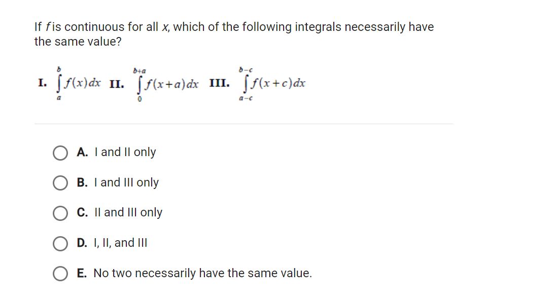 Solved If fis continuous for all x, which of the following | Chegg.com