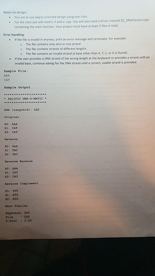 Solved Goals for this assignment: 1. Write an | Chegg.com