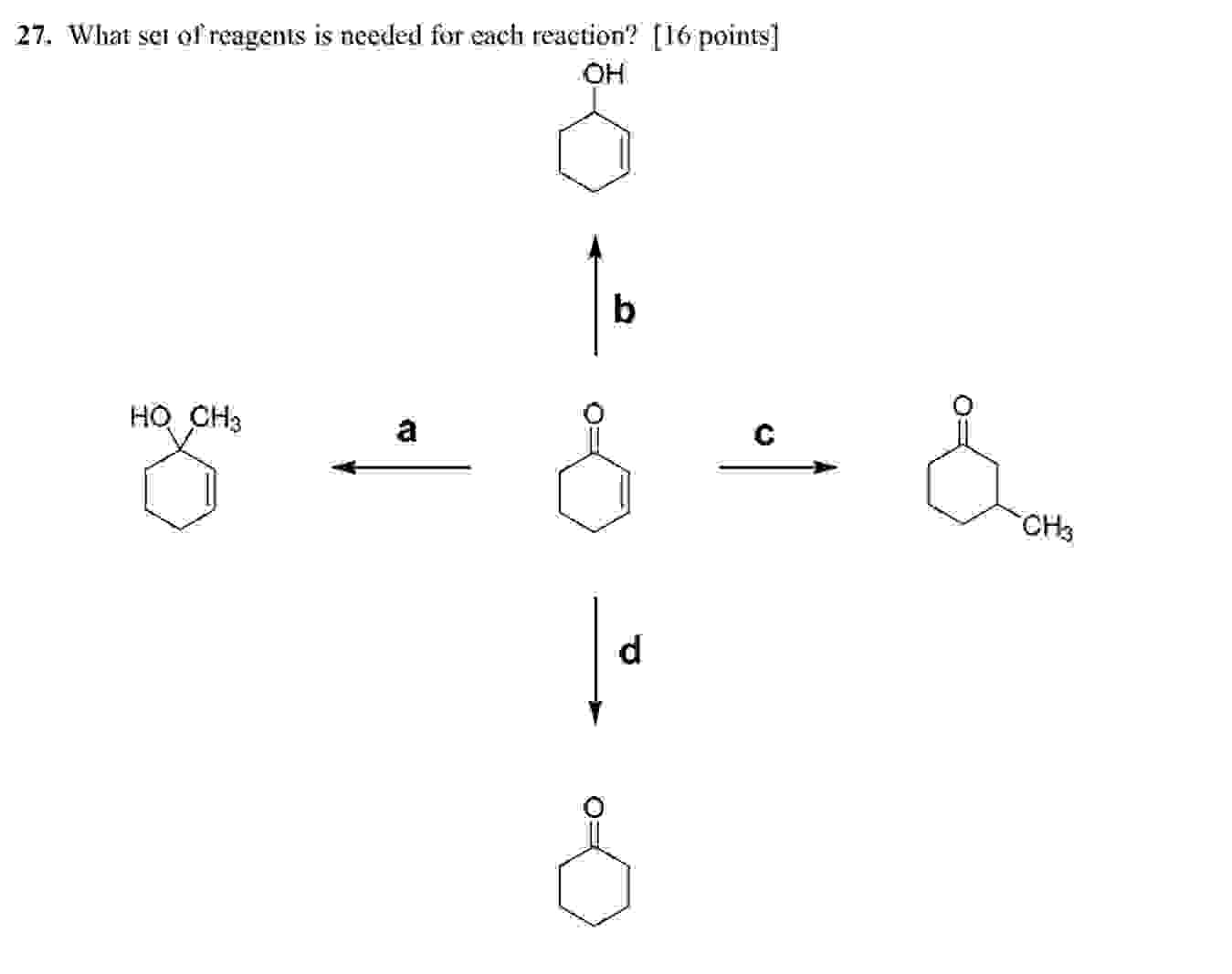 Solved What set of reagents is needed for each reaction?A. | Chegg.com
