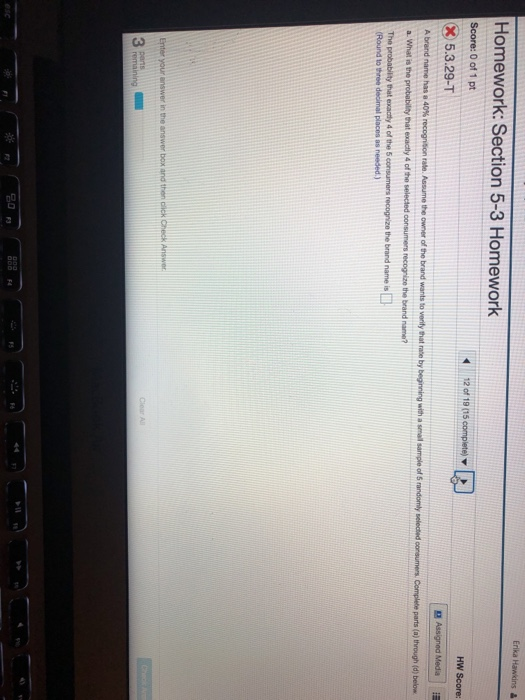 Solved Homework: Section 5-3 Homework HW Score: X) 5.3.29-T | Chegg.com Solved Homework: Section 5-3 Homework HW Score: X) 5.3.29-T | Chegg.com