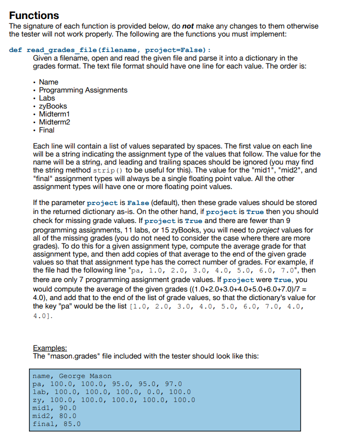 Solved I provided the restrictions and directions for the | Chegg.com