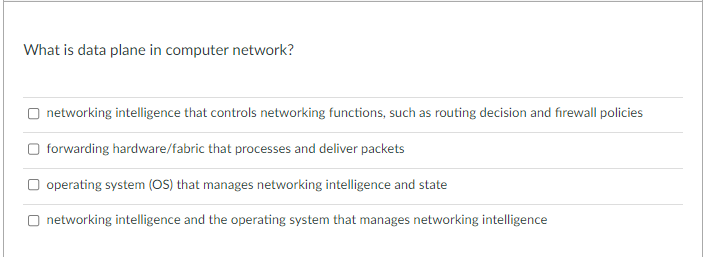 Solved What is data plane in computer network? networking | Chegg.com
