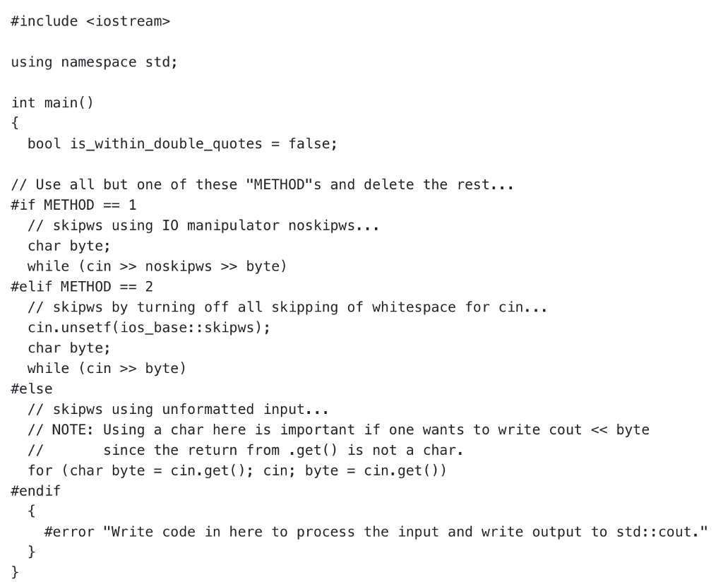 Solved Write a program that replaces punctuation with | Chegg.com