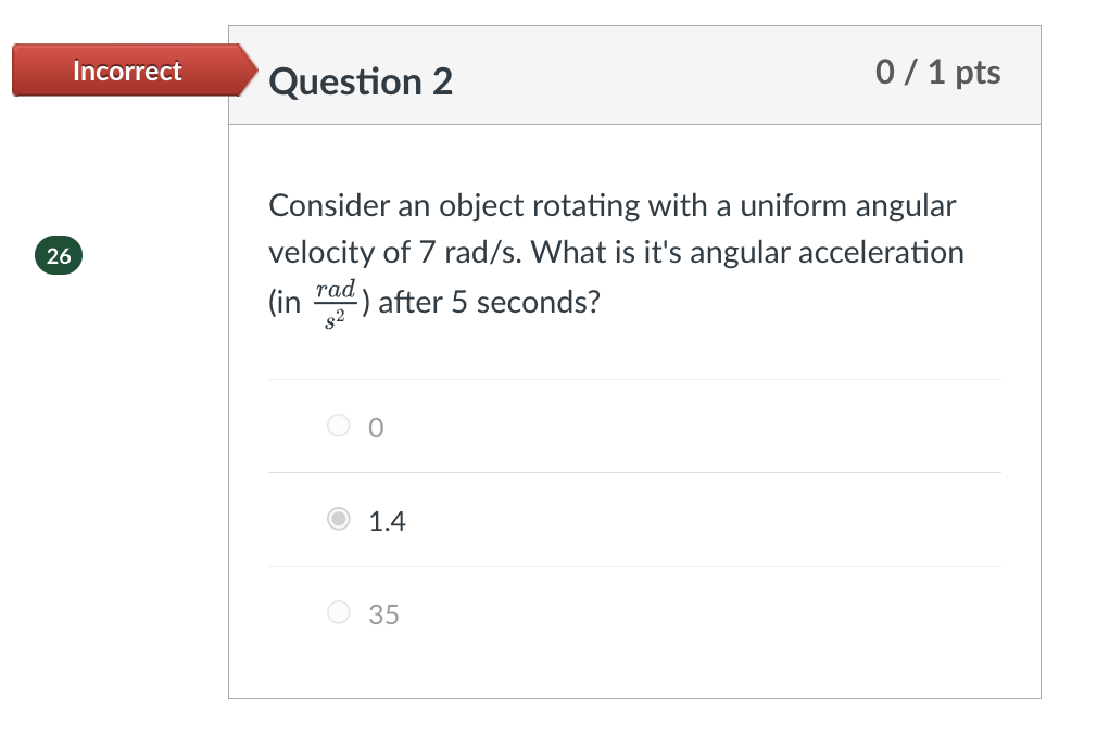 Solved Question 2Consider an object rotating with a uniform | Chegg.com Solved Question 2Consider an object rotating with a uniform | Chegg.com