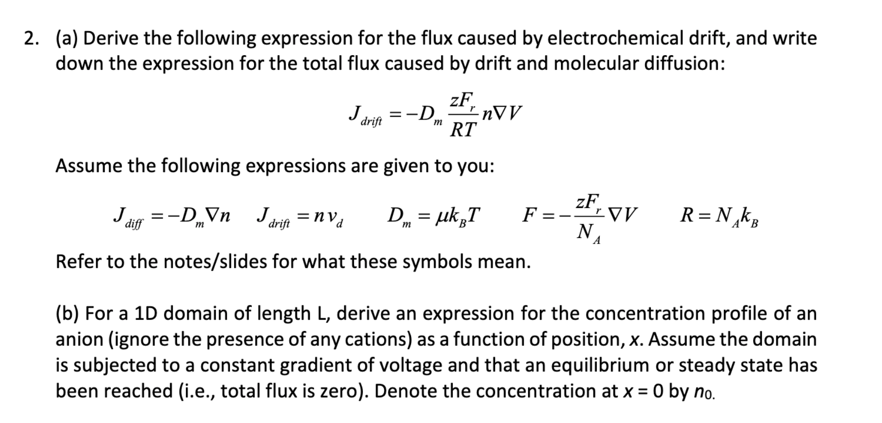 Solved (a) Derive the following expression for the flux | Chegg.com