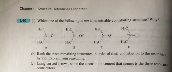 Solved Chapter 1 Structure Determines Properties 1.49 (a) | Chegg.com