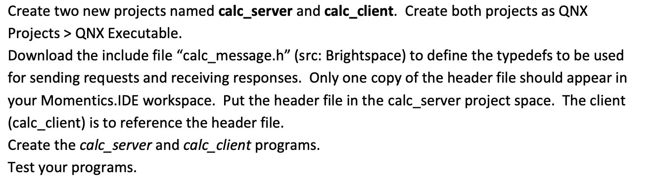 Write a client that sends a message containing two | Chegg.com