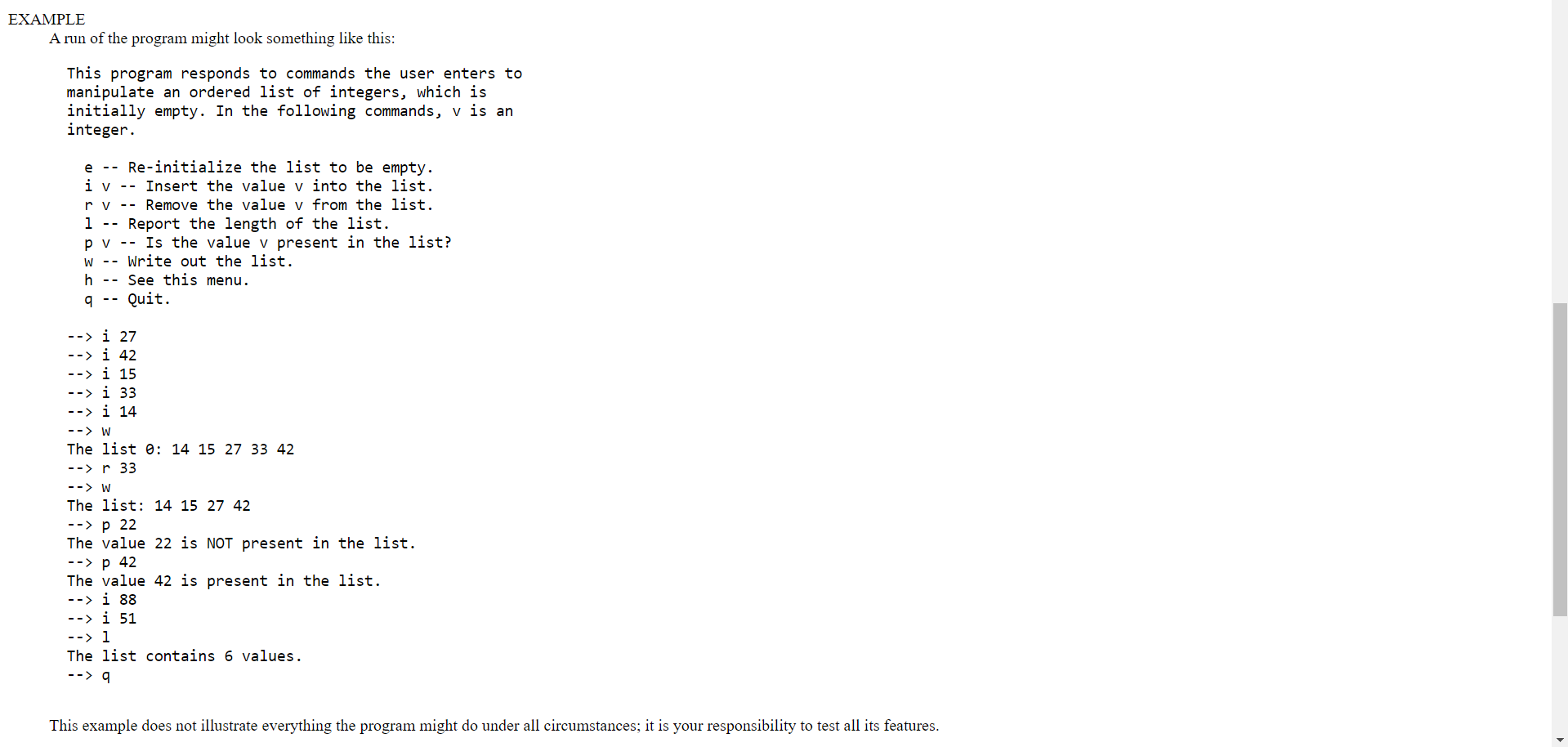 Solved TITLE IMPLEMENTING AN ORDERED LIST WITH A BINARY | Chegg.com