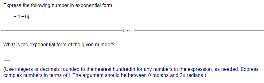 Solved Express the following number in exponential form. | Chegg.com