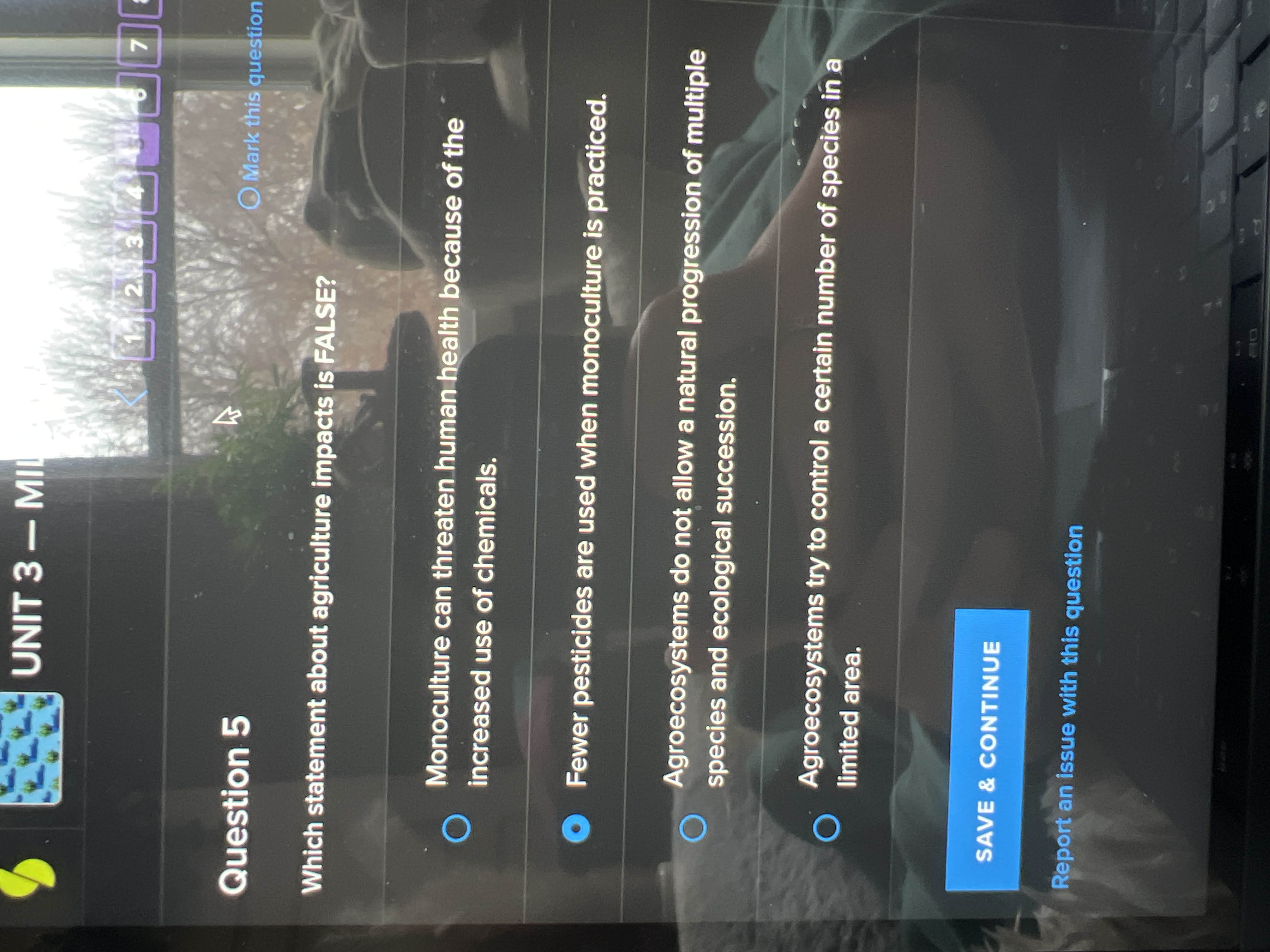 Solved UNIT 3 - ﻿MIIQuestion 5Which statement about | Chegg.com