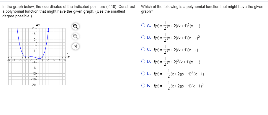 Solved In the graph below, the coordinates of the indicated | Chegg.com