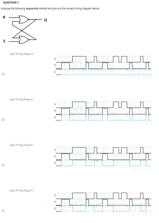 Solved QUESTION 1 Analyze the following sequential circuit | Chegg.com