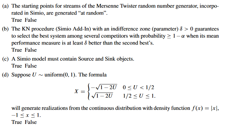Solved (a) ﻿The starting points for streams of the Mersenne | Chegg.com