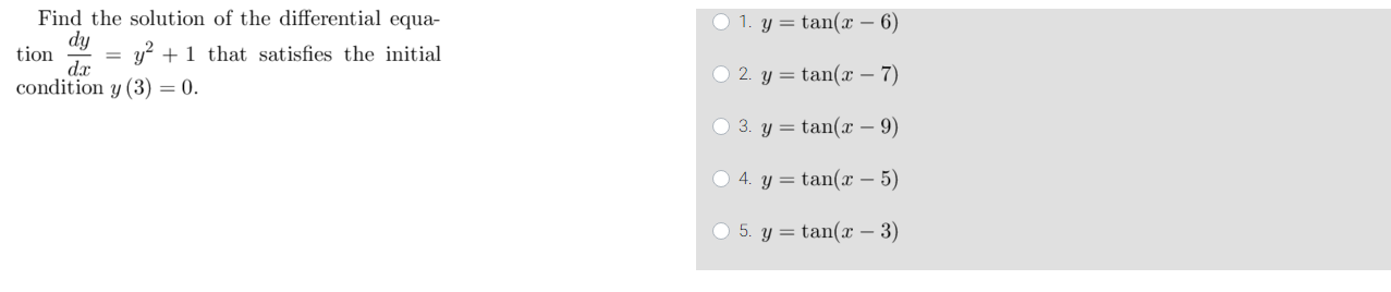 Solved Find the solution of the differential equa- 1. | Chegg.com