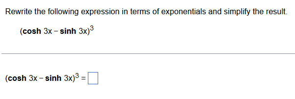 Solved Rewrite the following expression in terms of | Chegg.com
