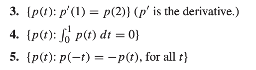 Solved Which of the subsets of P2 given in Exercises 1 | Chegg.com