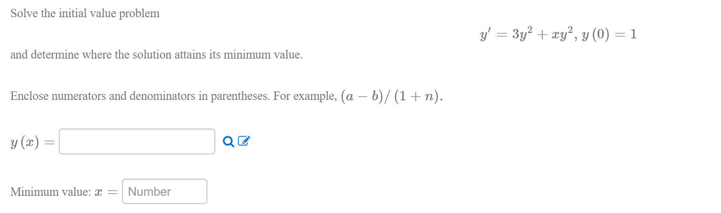 Solved Solve the initial value problem y′=3y2+xy2, | Chegg.com