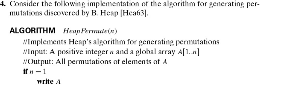 Solved Consider The Following Implementation Of The