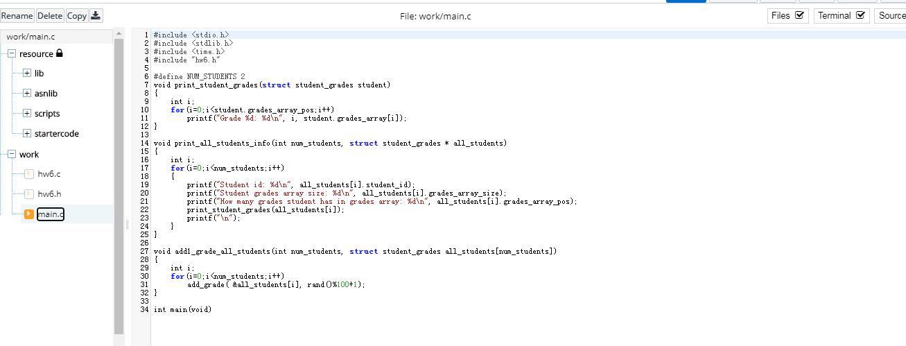 Solved 1. Create a struct called "student_grades" that can | Chegg.com