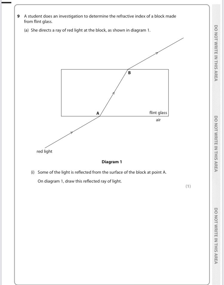 Solved 9 A student does an investigation to determine the | Chegg.com
