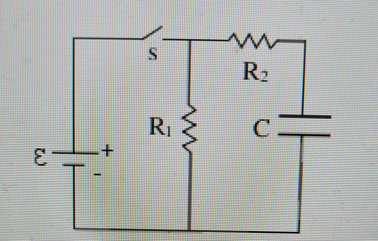 Solved When the switch S is open in the circuit, the | Chegg.com