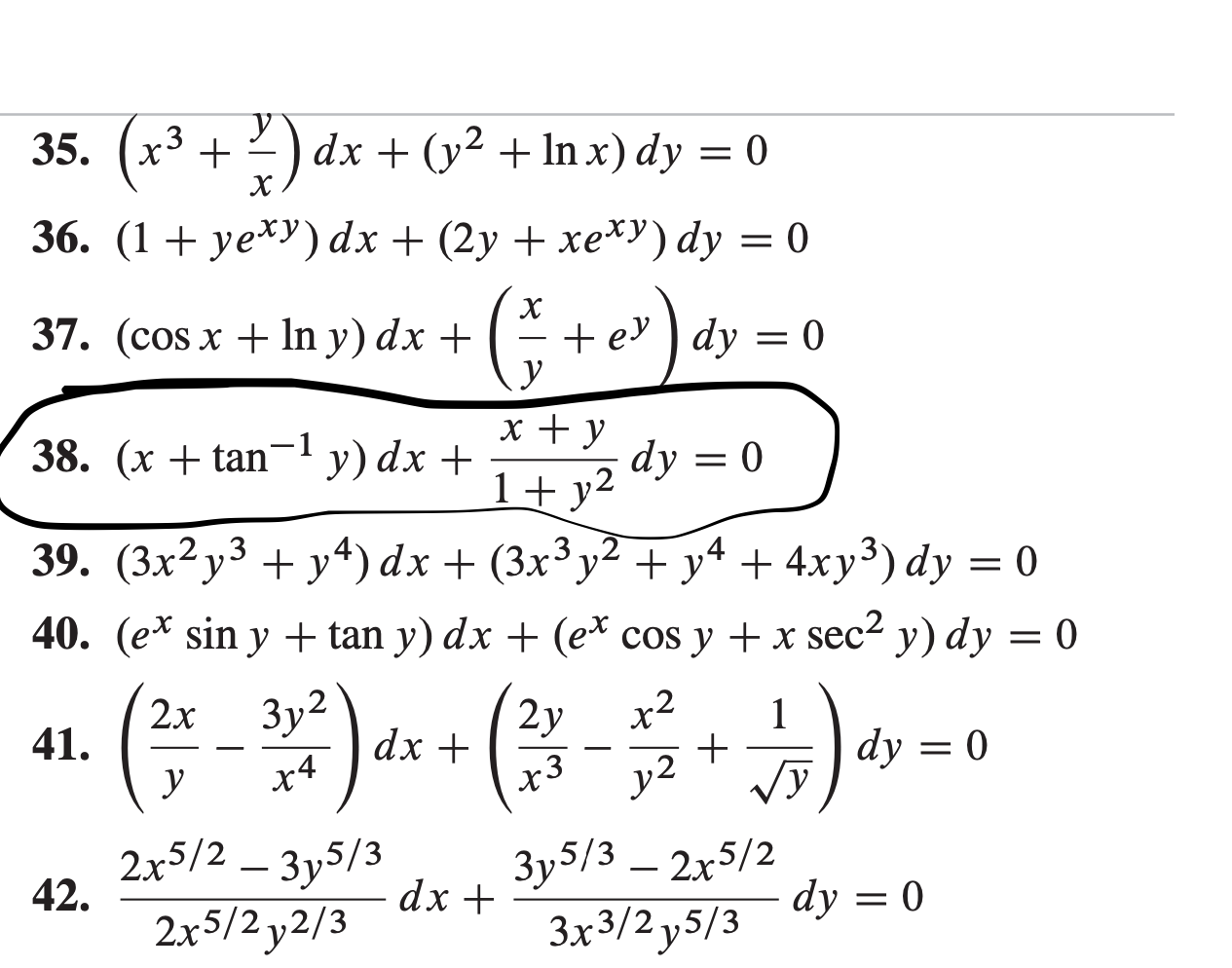Solved In Problems 31 through 42, verify that the given | Chegg.com