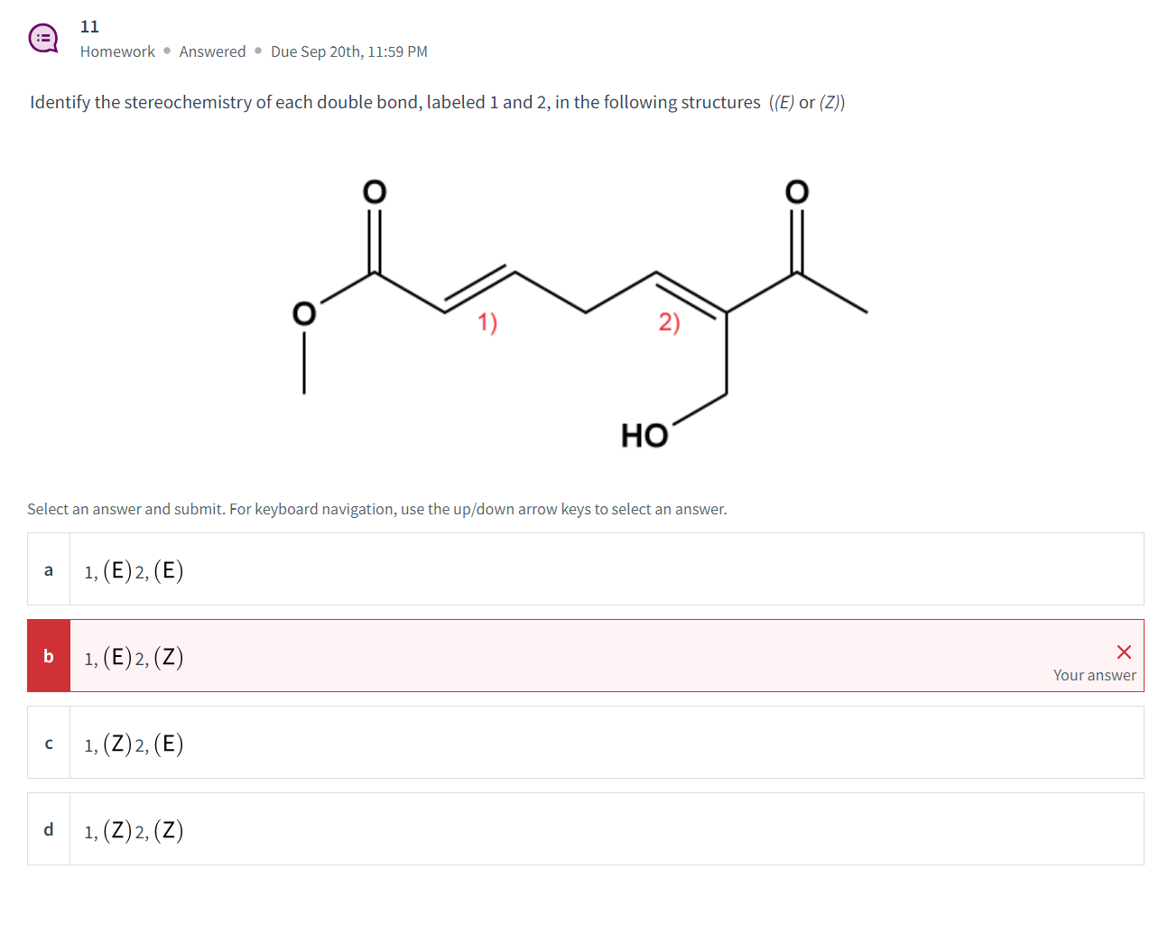 Solved 11 Homework • Answered • Due Sep 20th, 11:59 PM | Chegg.com