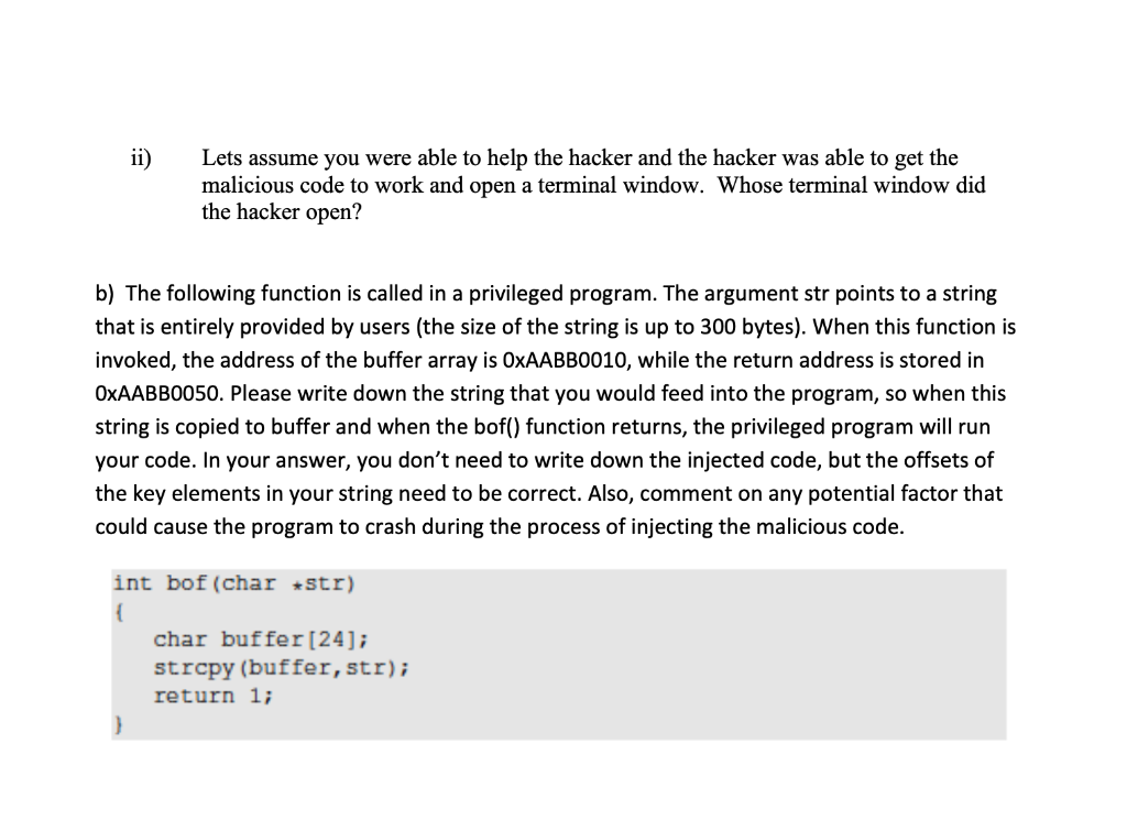 This is a computer science/ cybersecurity type of | Chegg.com