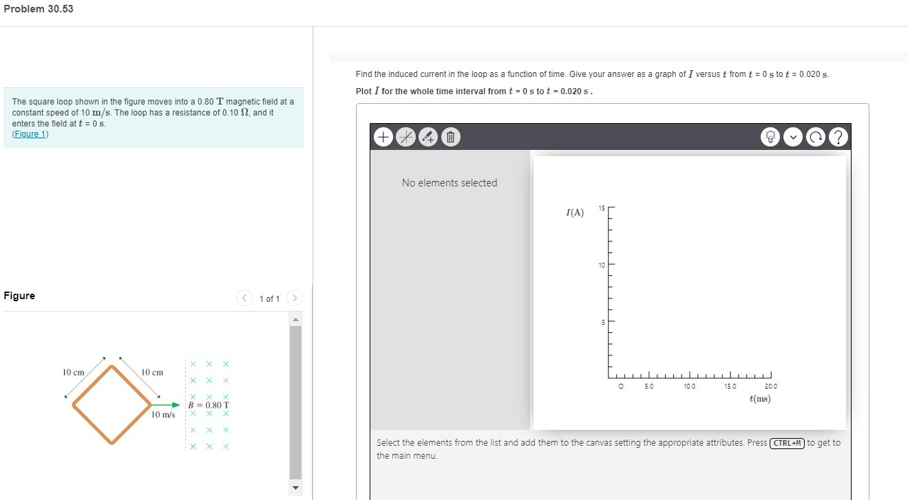 Solved The square loop shown in the figure moves into a 0.80 | Chegg.com