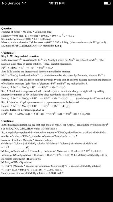 Solved Name: LAB EXPERIMENT: Determining the concentration | Chegg.com