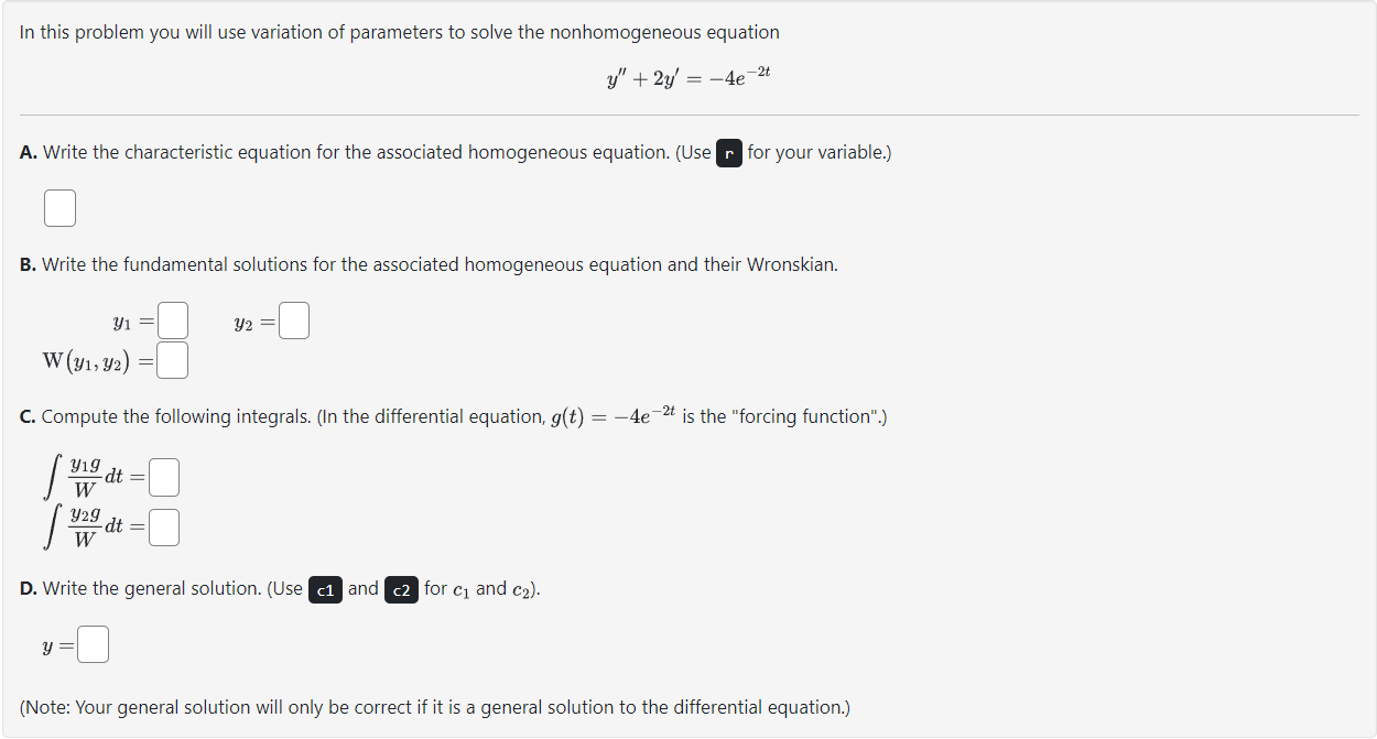 Solved In ﻿this problem you will use variation of | Chegg.com