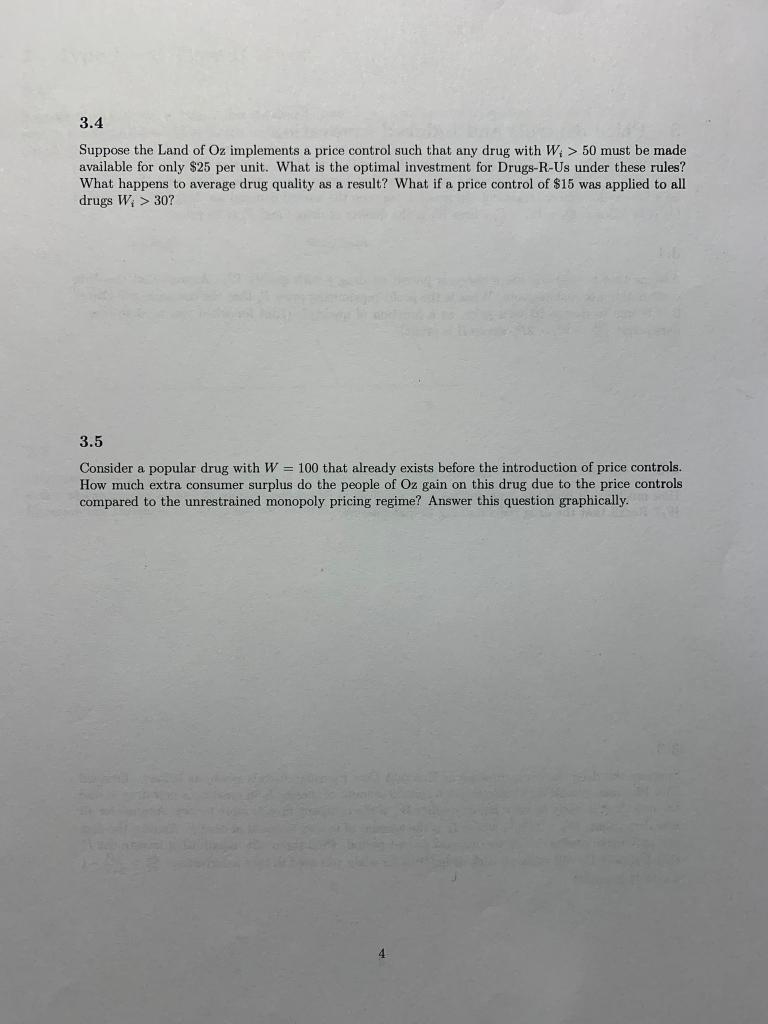 Solved 3 Price controls and induced innovation Suppose that | Chegg.com