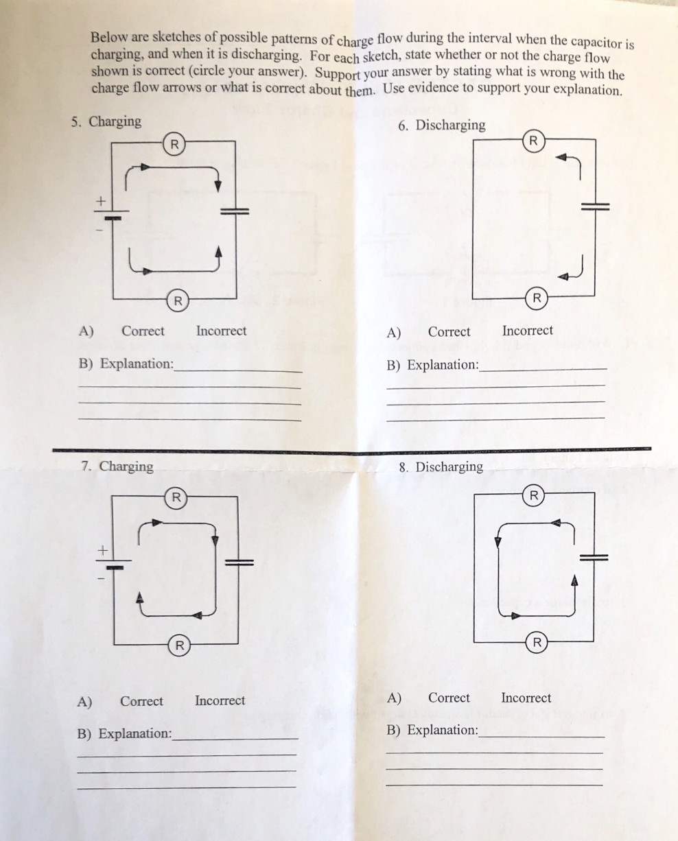 Solved Below are sketches of possible patterns of charge | Chegg.com
