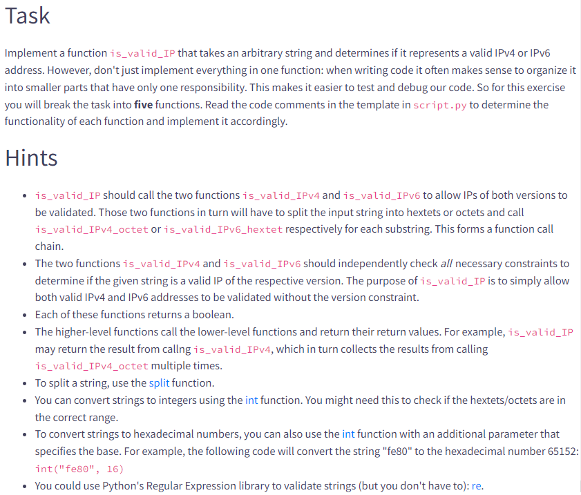 Solved An IP address is a unique string of characters that | Chegg.com