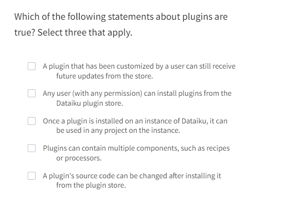Solved Which of the following statements about plugins are | Chegg.com