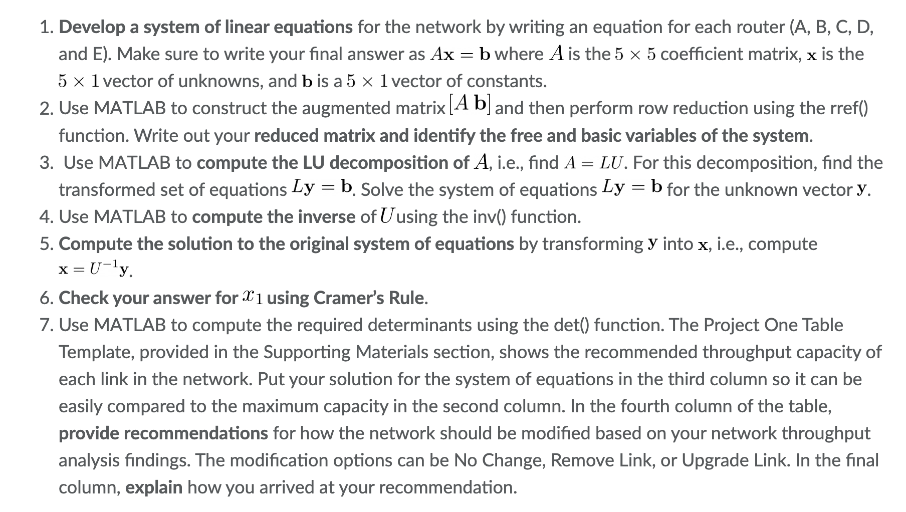 Solved - Apply matrix theory to linear equations and | Chegg.com