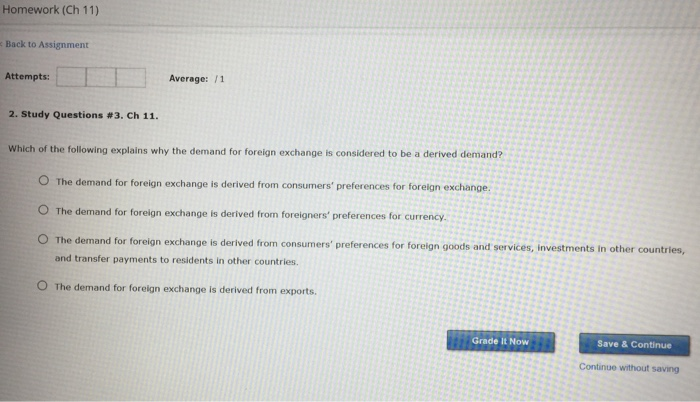 Solved Homework (Ch 11) Back to Assignment Attempts: | Chegg.com