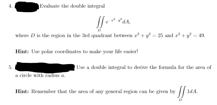 Solved Evaluate the double integral ∬Dex2y2dA, where D is | Chegg.com