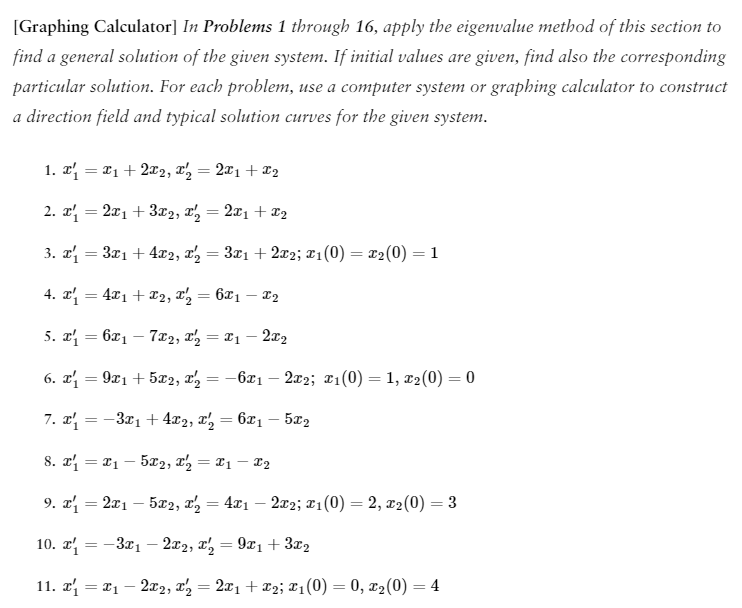 Solved [Graphing Calculator] In Problems 1 through 16, apply | Chegg.com