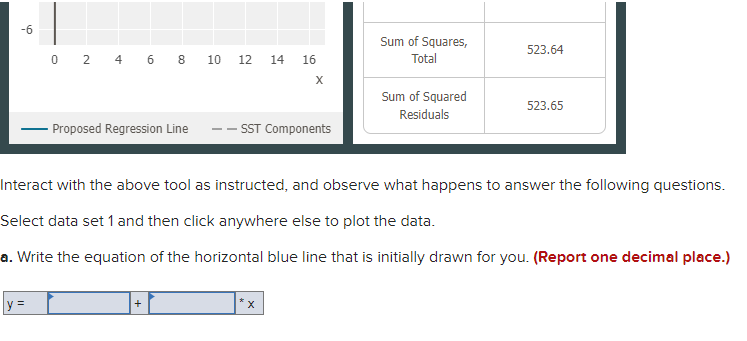Interact with the above tool as instructed, and | Chegg.com