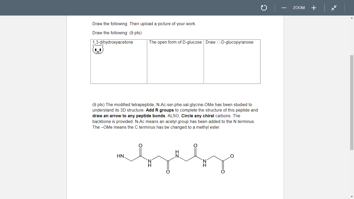 Solved Draw the following. Then upload a picture of your | Chegg.com
